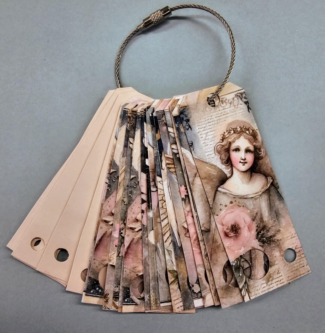 Floss Drops Set of 20 Angels, Thread Cards, Floss Tags - Etsy