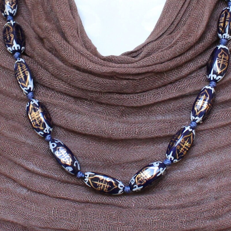 Necklace Chinese Porcelain - Etsy