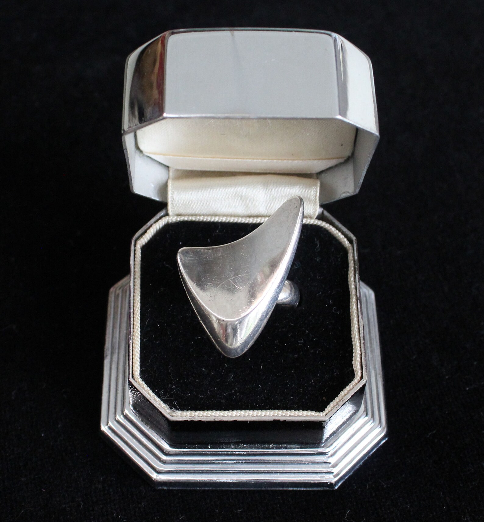 GEORG JENSEN Sterling Ring 120 boomerang Ring Henning | Etsy