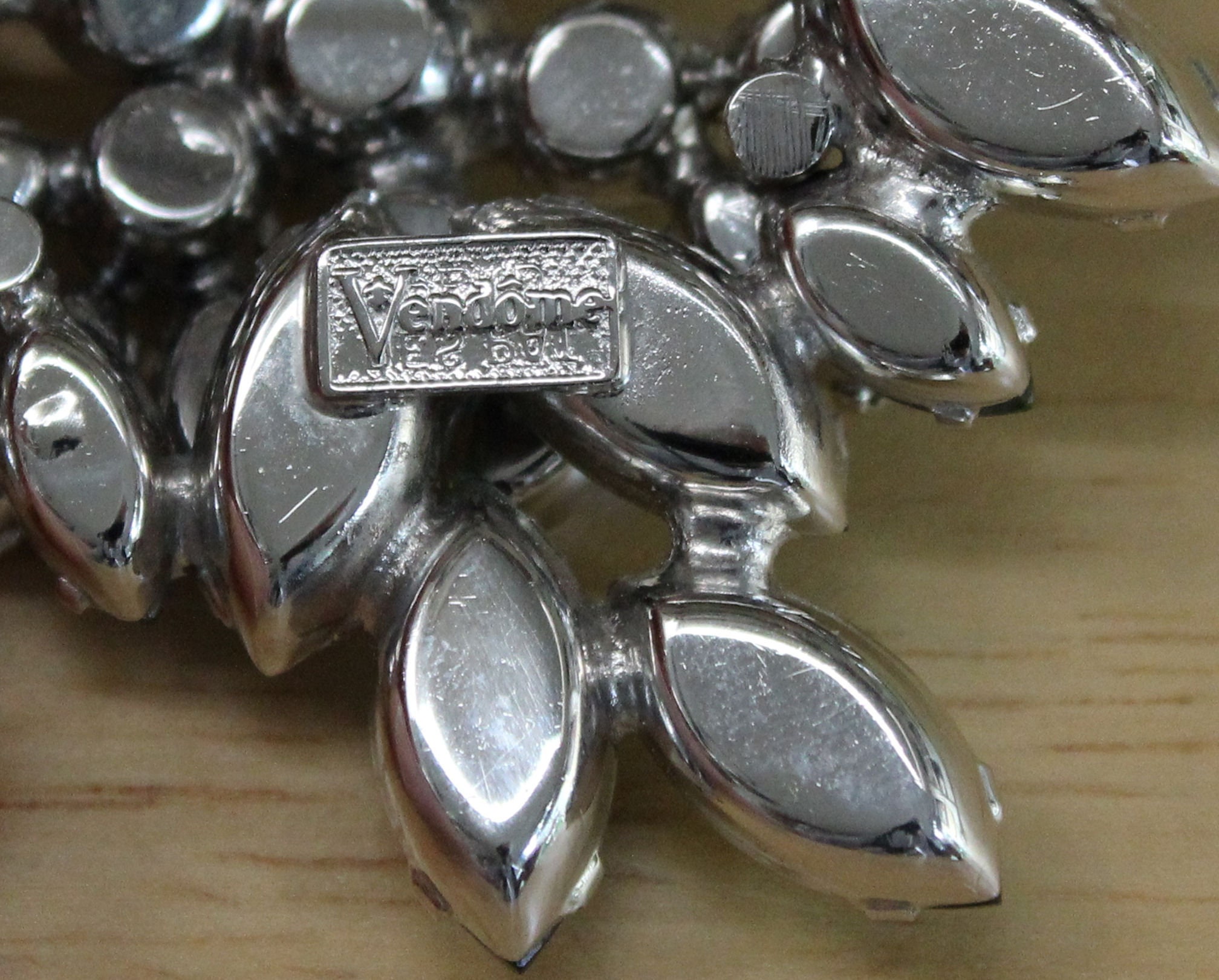 Gorgeous large VENDOME pin earrings mint condition top | Etsy