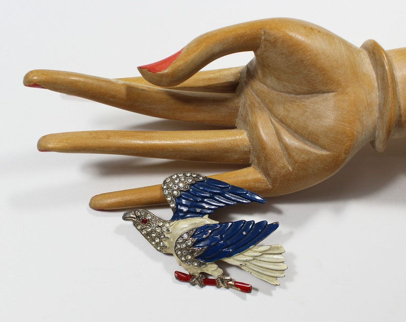 World War II Patriotic American Eagle Pin 1940s Large Size | Etsy