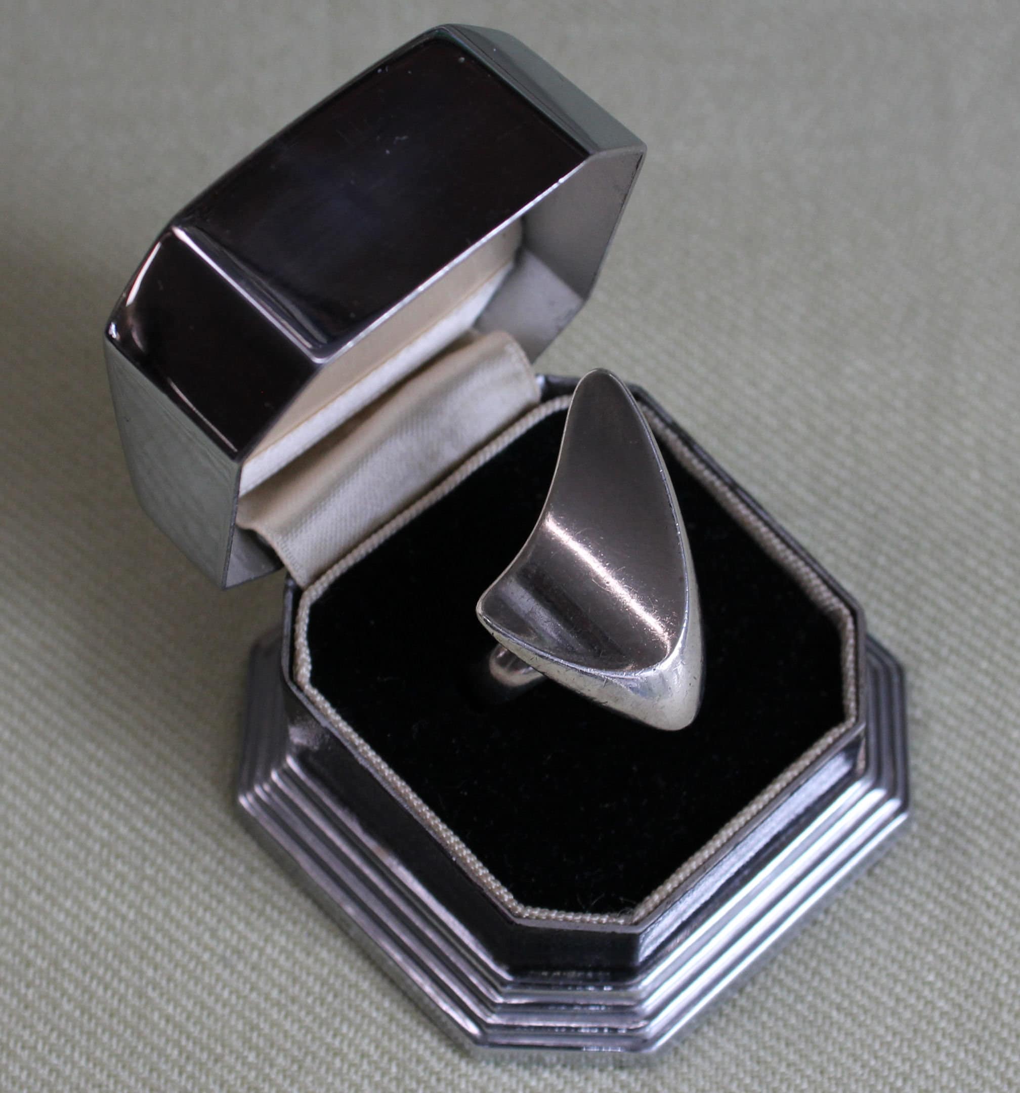 GEORG JENSEN Sterling Ring 120 boomerang Ring Henning - Etsy