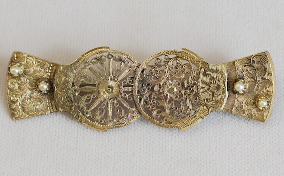 Antique Watch Cock Pin Early 1800s Victorian Hand Gem