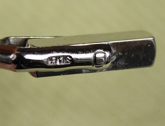 Japanese AMITA sterling and gold cufflinks, tie bar s… - Gem