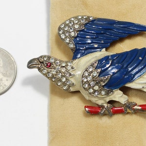 World War II Patriotic American Eagle Pin, 1940s, Large Size - Etsy