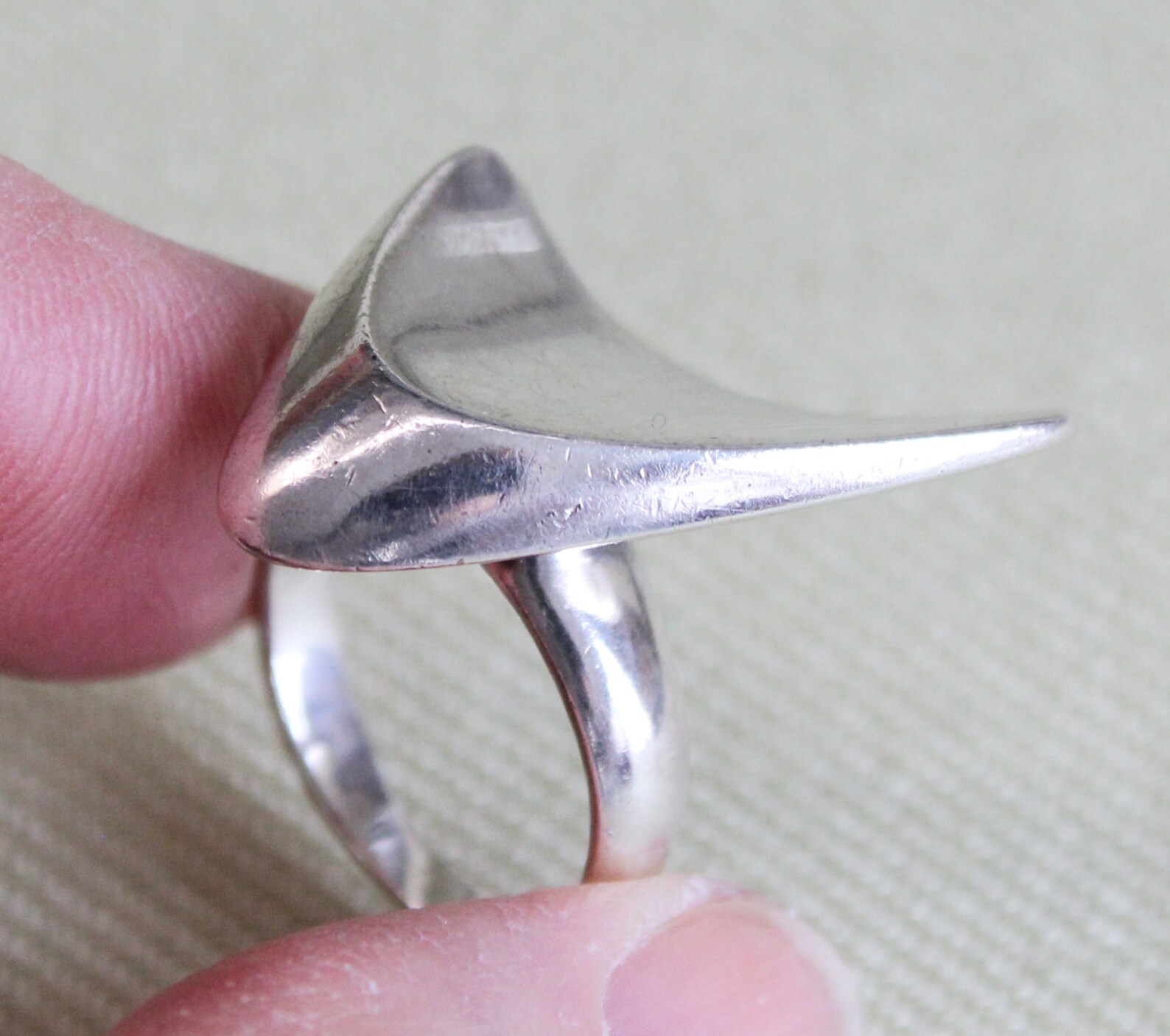 GEORG JENSEN Sterling Ring 120 boomerang Ring Henning - Etsy