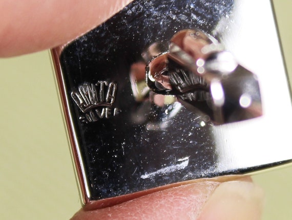 Japanese AMITA sterling and gold cufflinks, tie bar s… - Gem