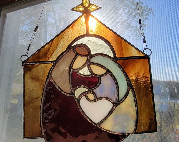 Nativity Scene Suncatcher - Etsy
