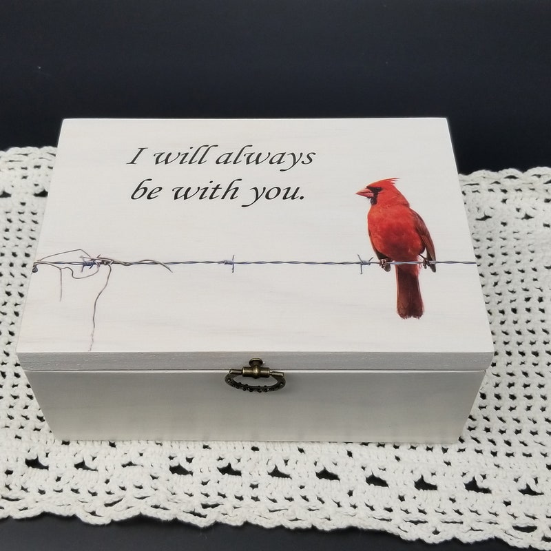 Trinket Box With Cardinal - Etsy