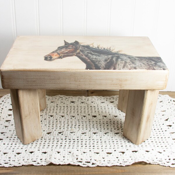 Wood Foot Stool - Etsy