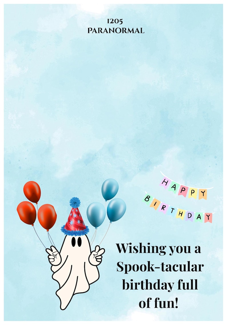 Wishing You a Spook-tacular Birthday Full of Fun! - Etsy