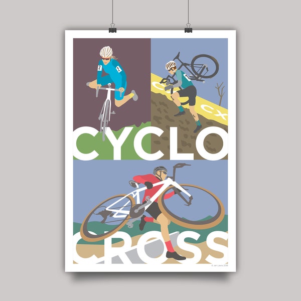 Cyclocross Poster - Etsy