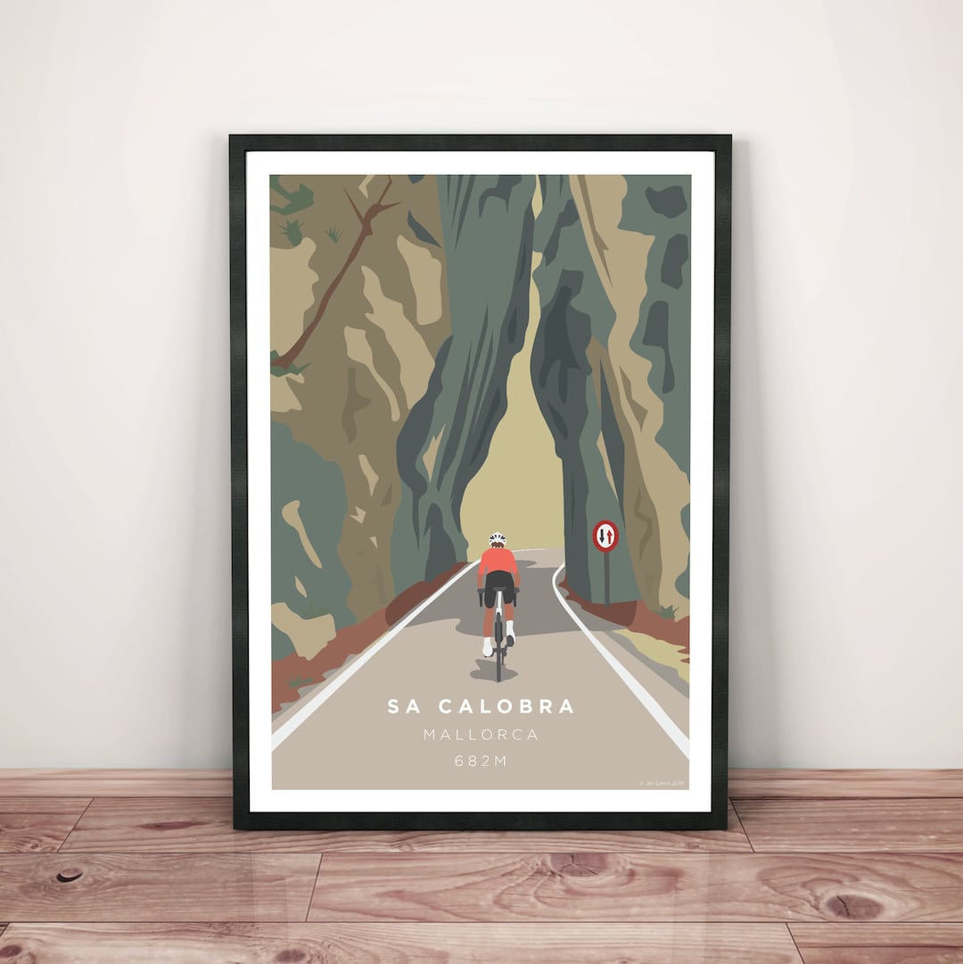 Sa Calobra Tunnel - Mallorca Cycling Print • Mallorca Cyclist on Sa ...