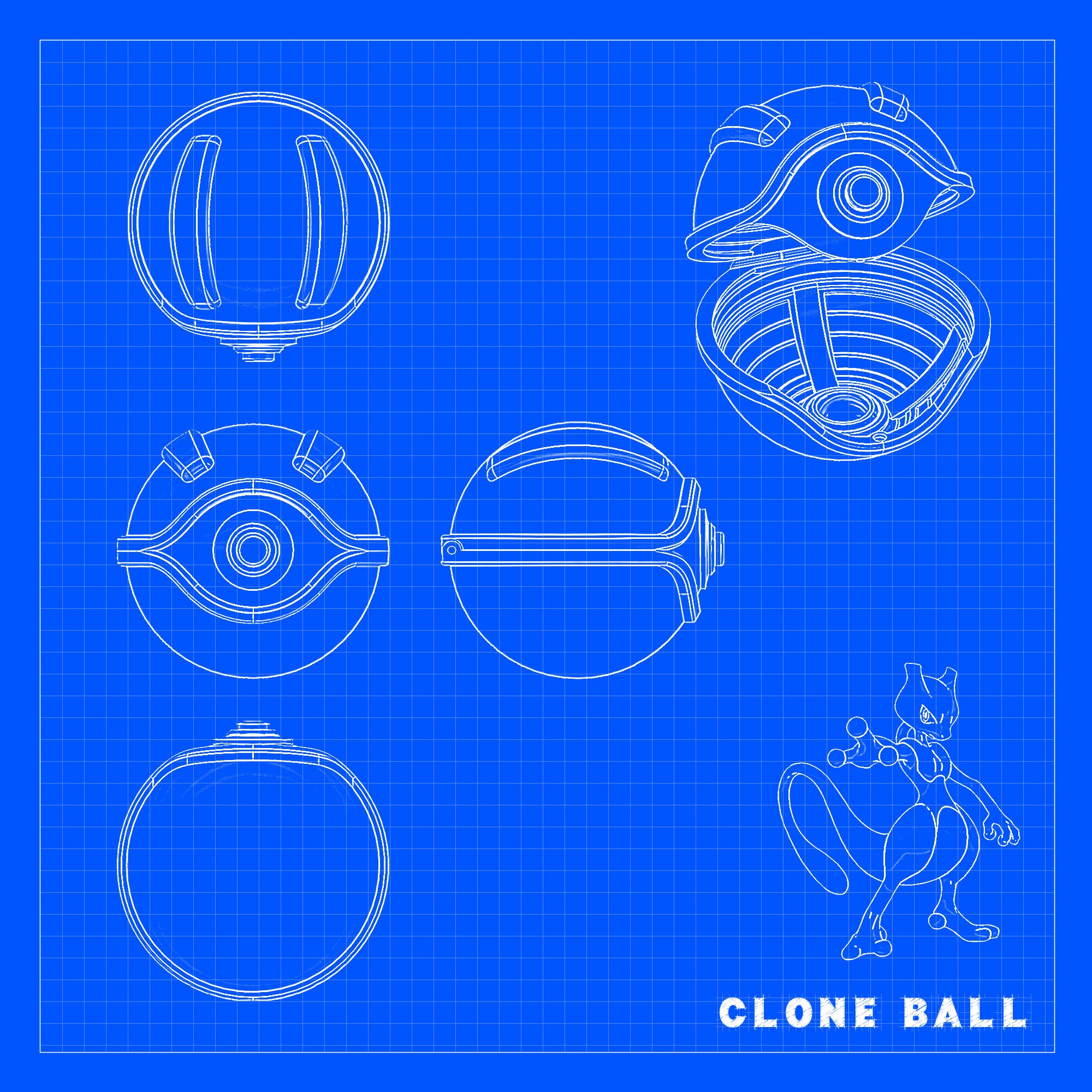 Pokeball clone Ball | Etsy