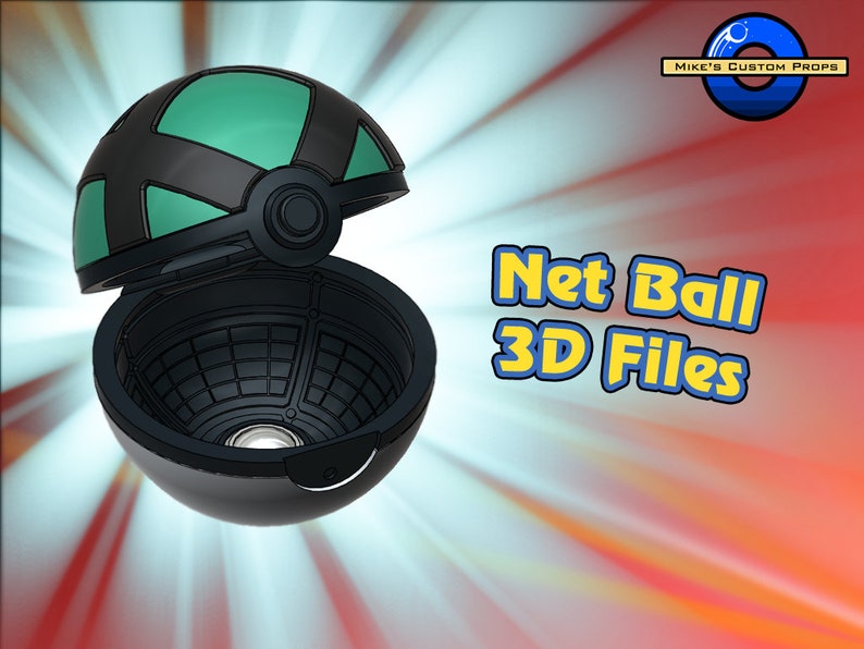 Pokeball (net Ball) - Etsy