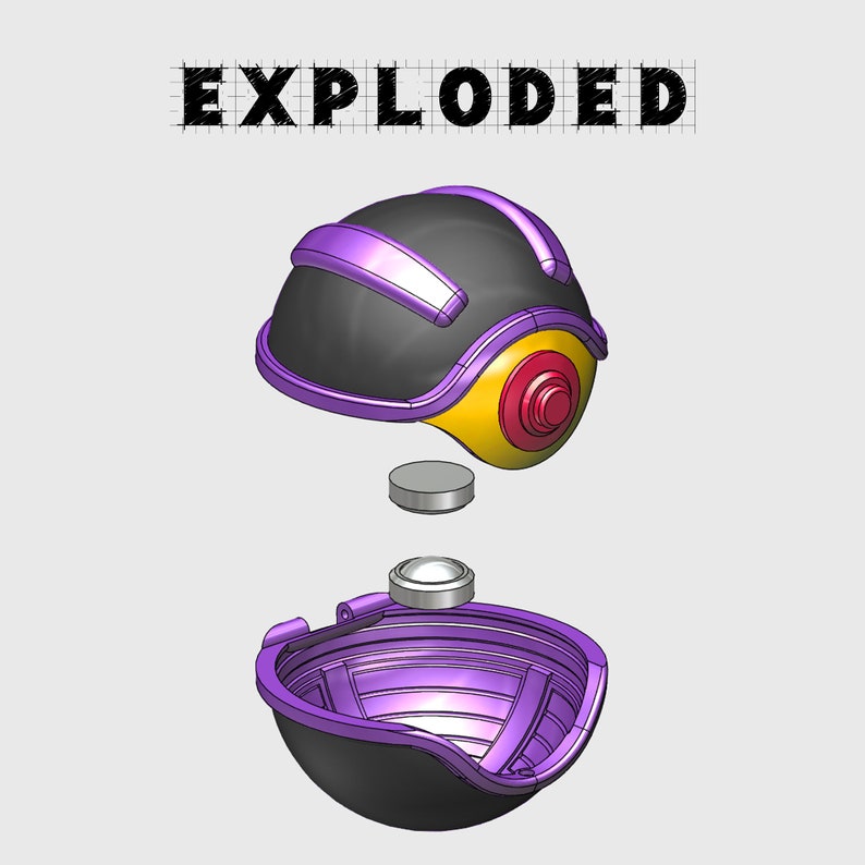 Pokeball (clone Ball) - Etsy