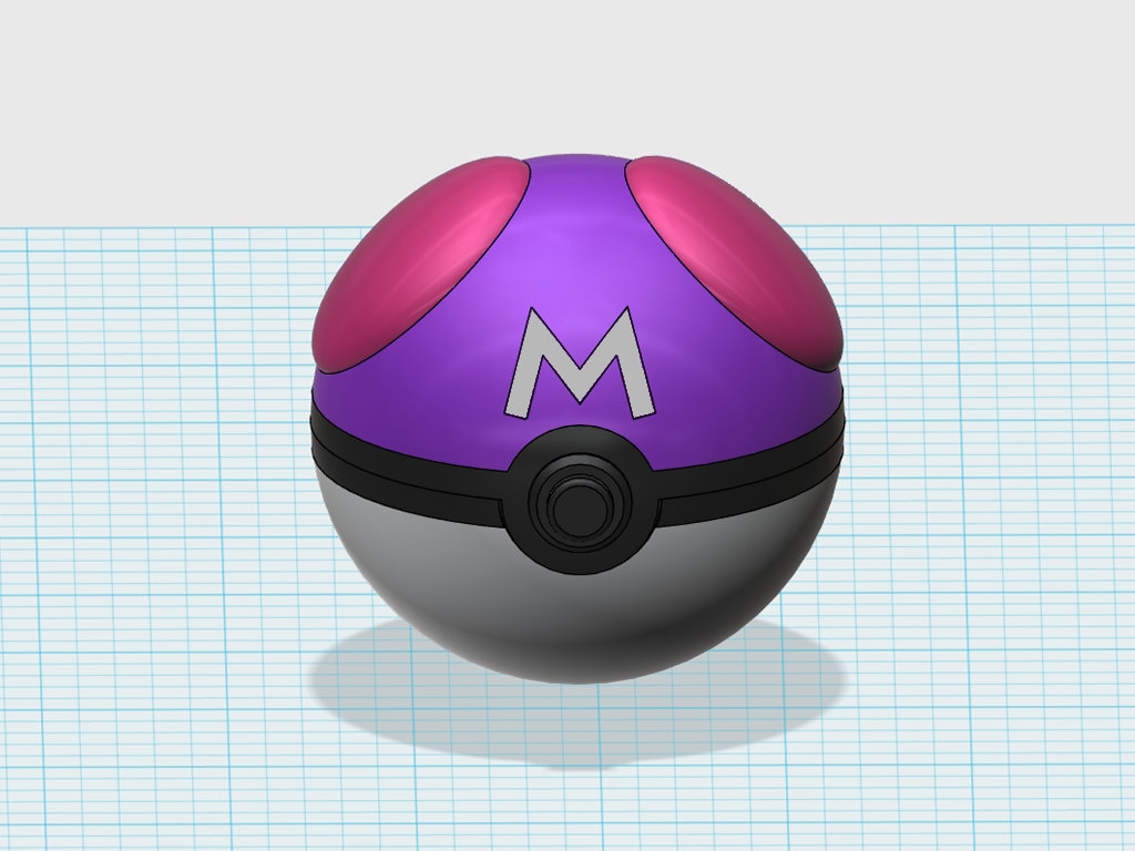 Pokeball (master Ball) - Etsy
