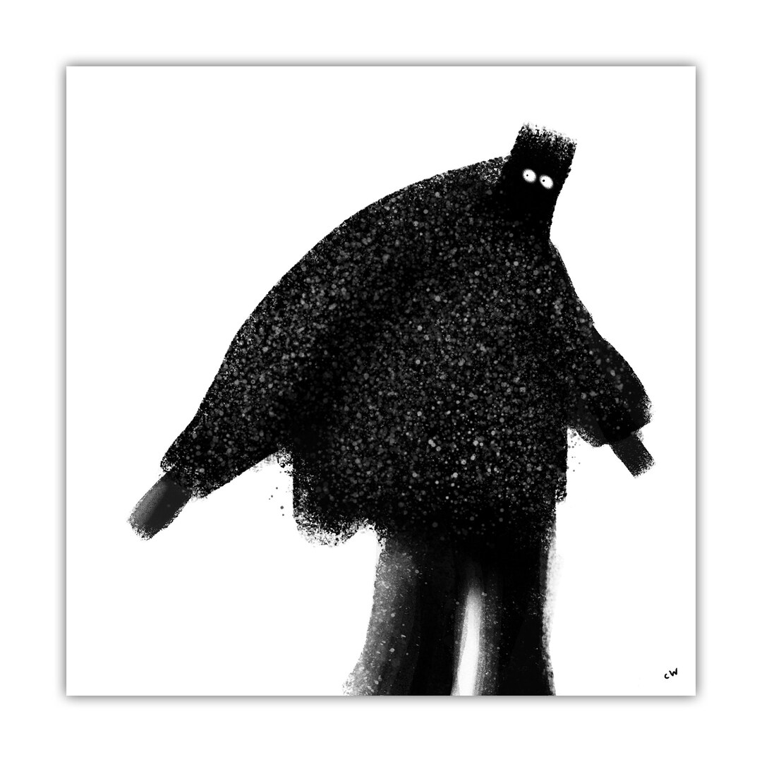 Unfinished Business Big Man Art Print Poster - Etsy