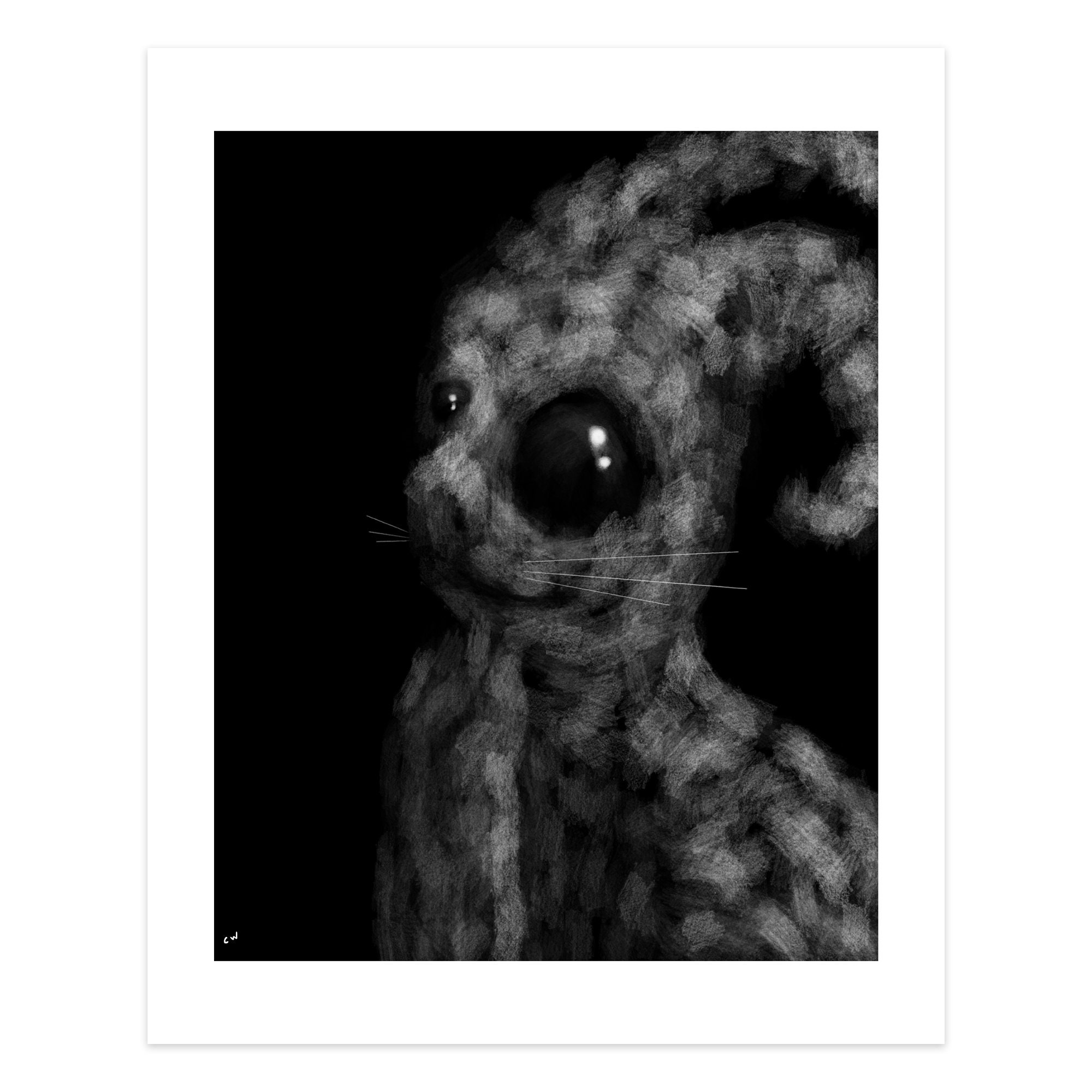 Bug Bunny Rabbit Horror Art Print Poster - Etsy