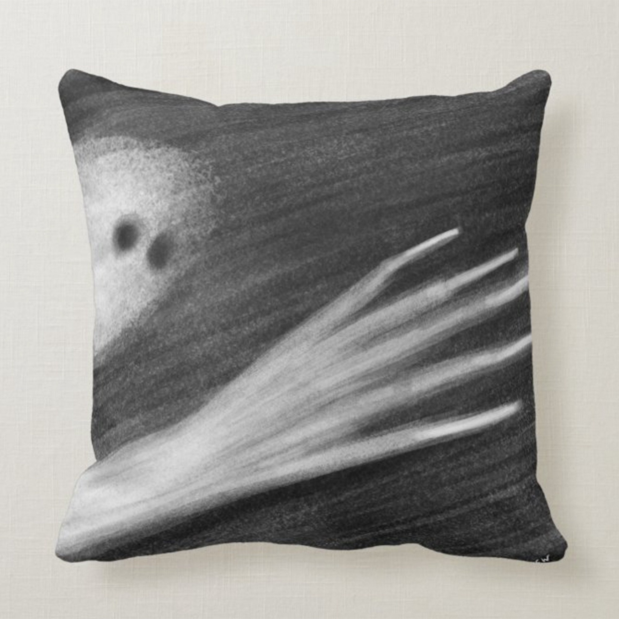 Sleepy Creepy Throw Pillow - Haunted House Furnishing 16x16 - Etsy