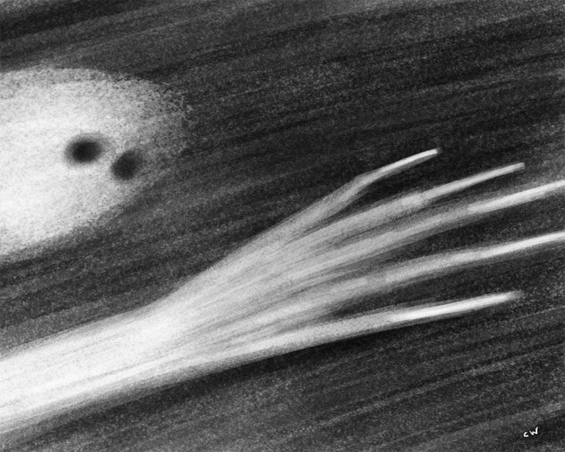 Haunted Attic Entity Horror Art Print Poster - Etsy