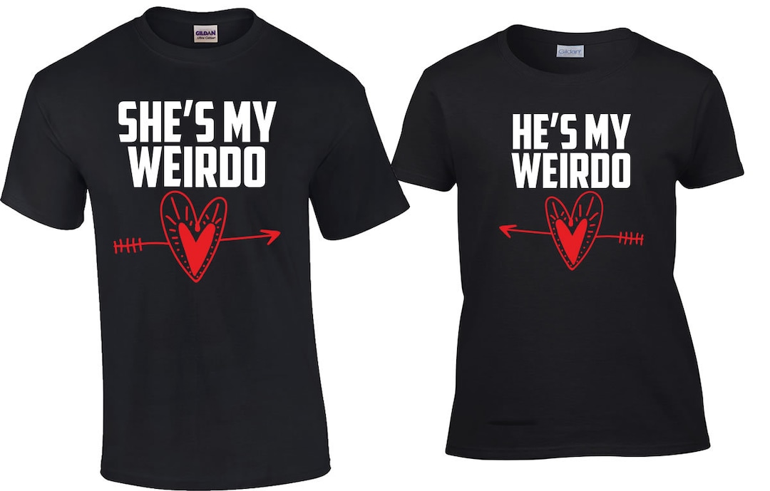 He's My Weirdo She's My Weirdo Couple Shirts, Couple Shirt, Matching ...