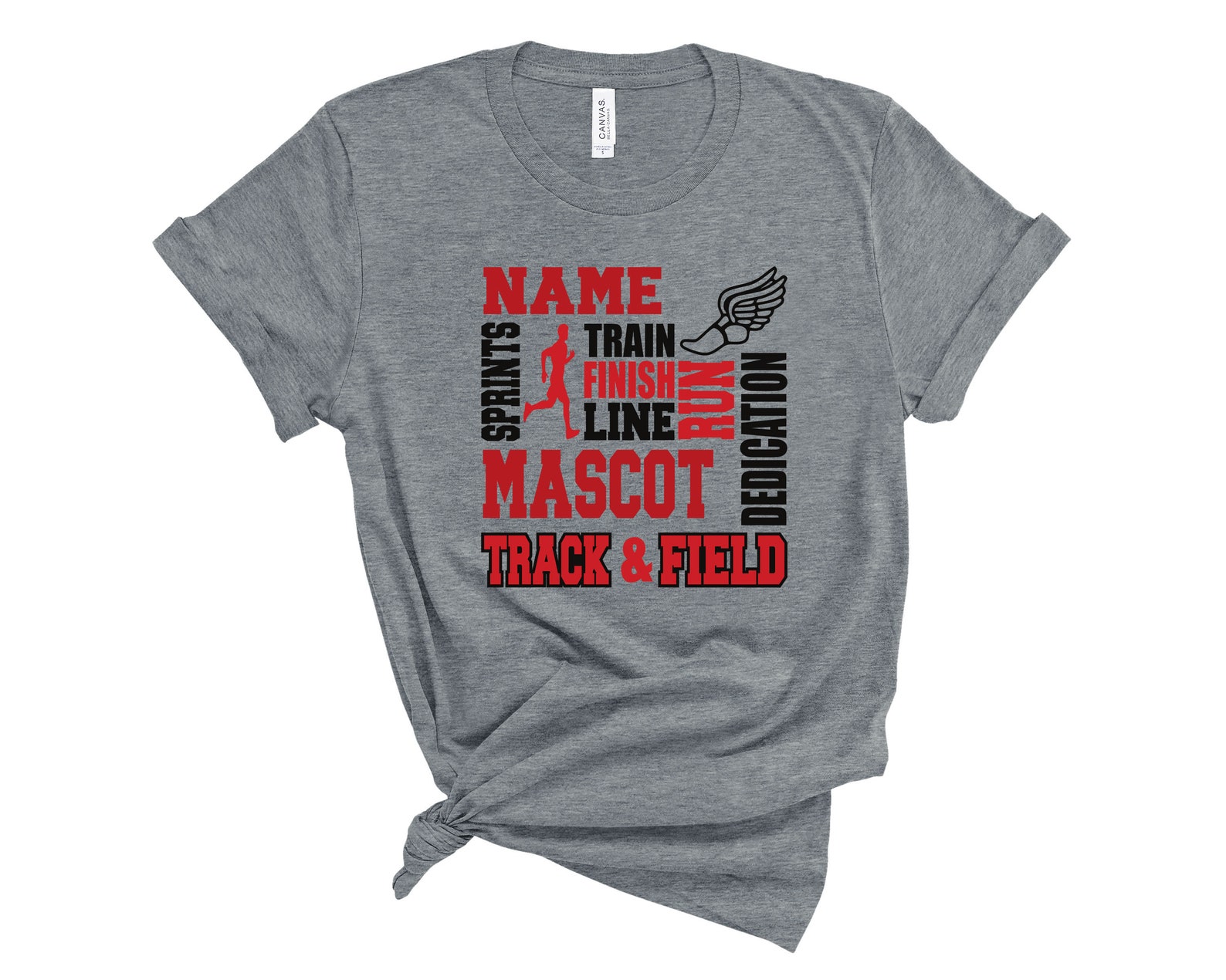 Track T-shirt Personalized Track and Field Shirt Track Name - Etsy