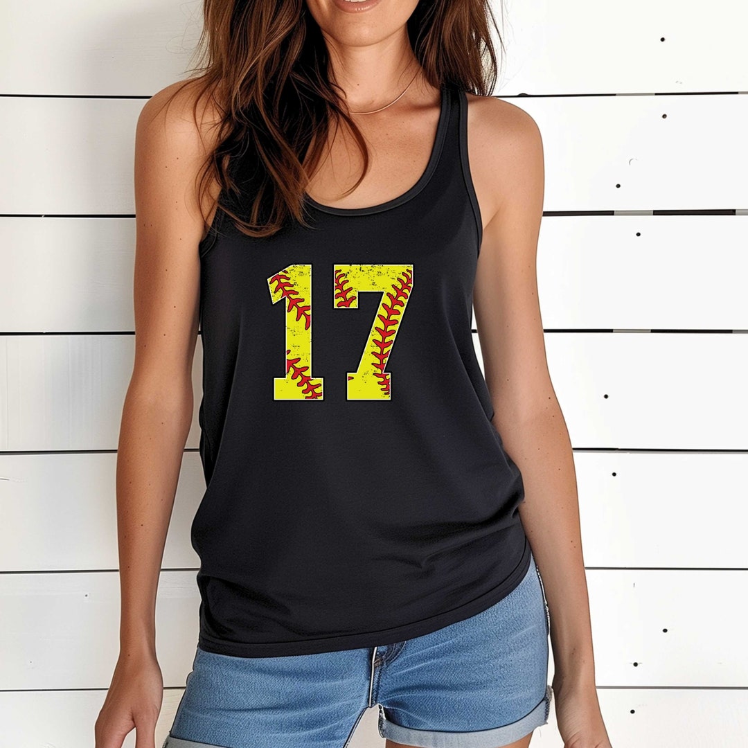 Softball Numbers Tank Top, Personalized Softball Kid's Name-number ...