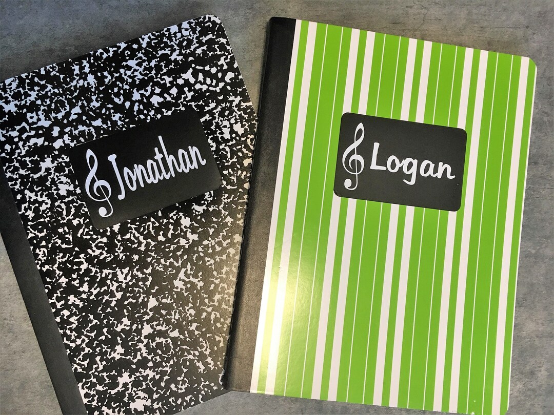 Personalized Book Labels Student Gifts Music Teacher Gifts Personalized ...