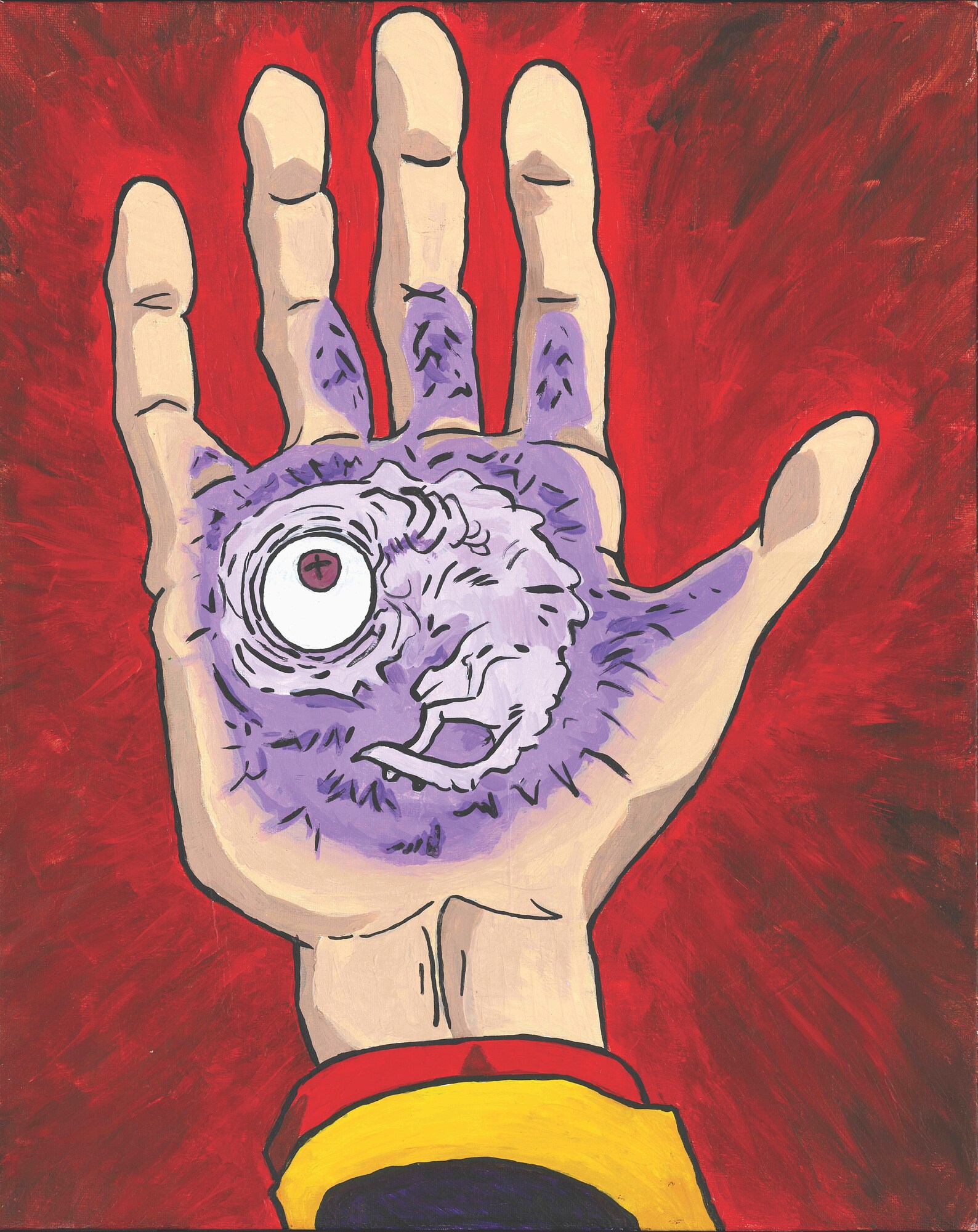 Adam's Embryo in Gendo's Hand Neon Genesis | Etsy