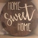 Hand Painted Home Sweet Home Sign - Etsy