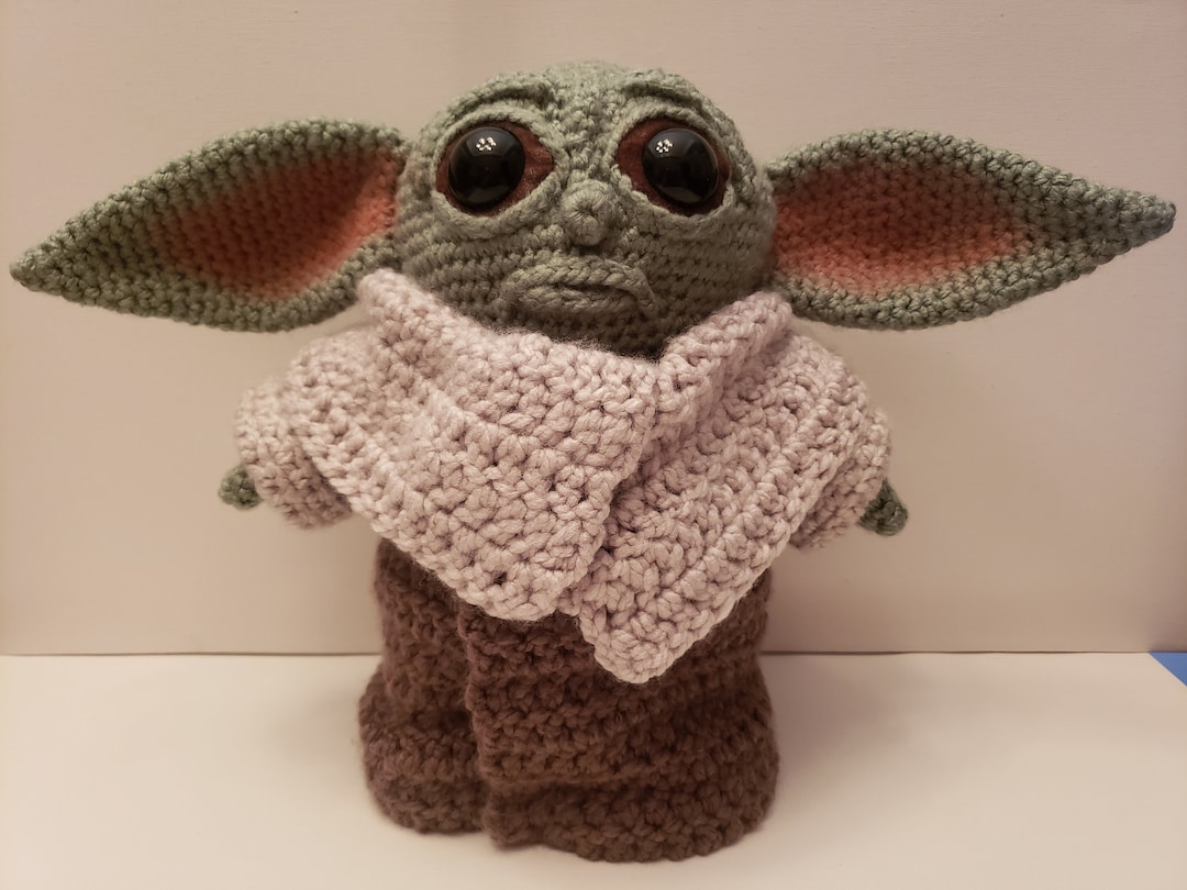 Life Size Crochet Baby Yoda - Etsy