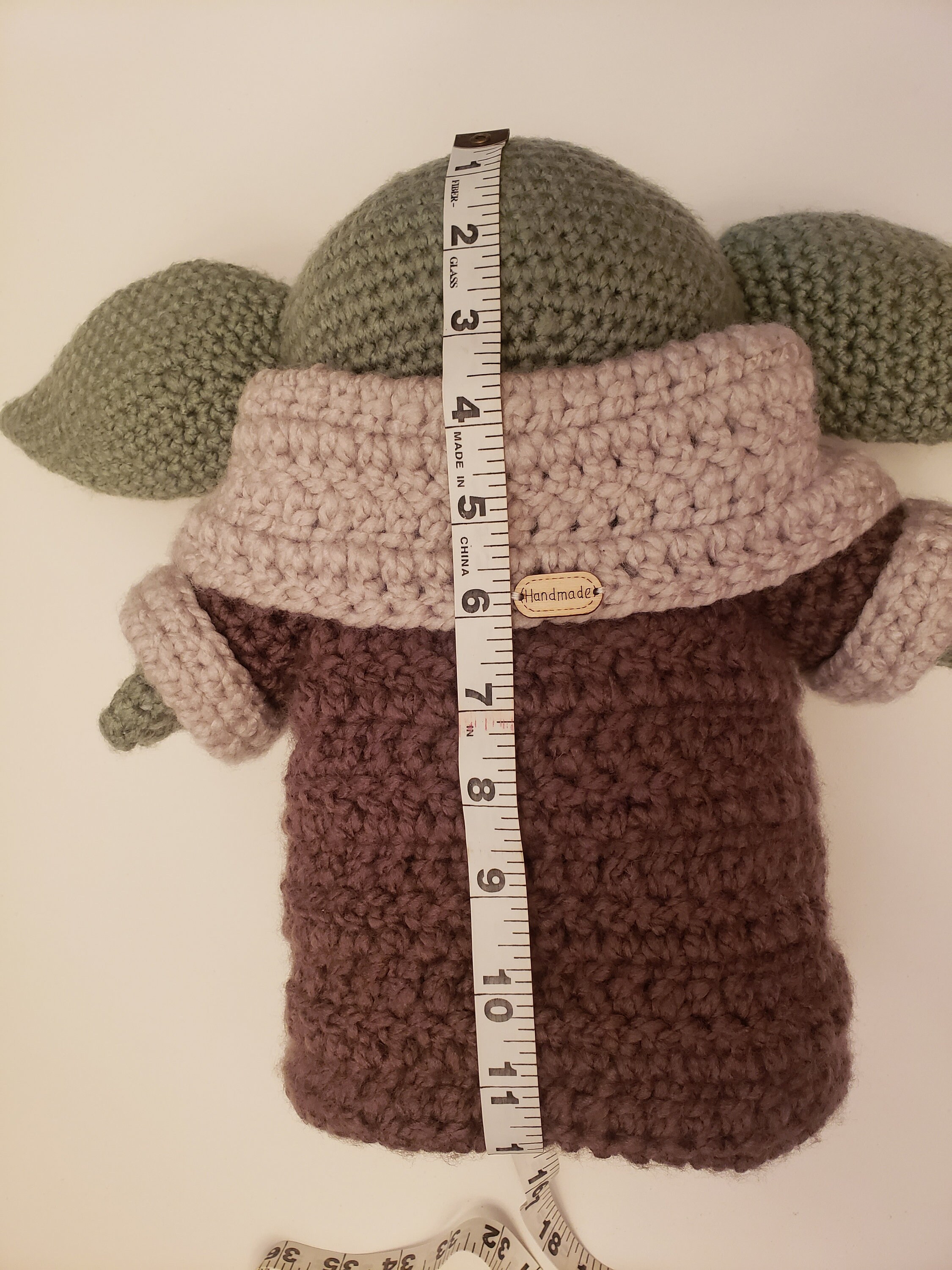 Life Size Crochet Baby Yoda - Etsy