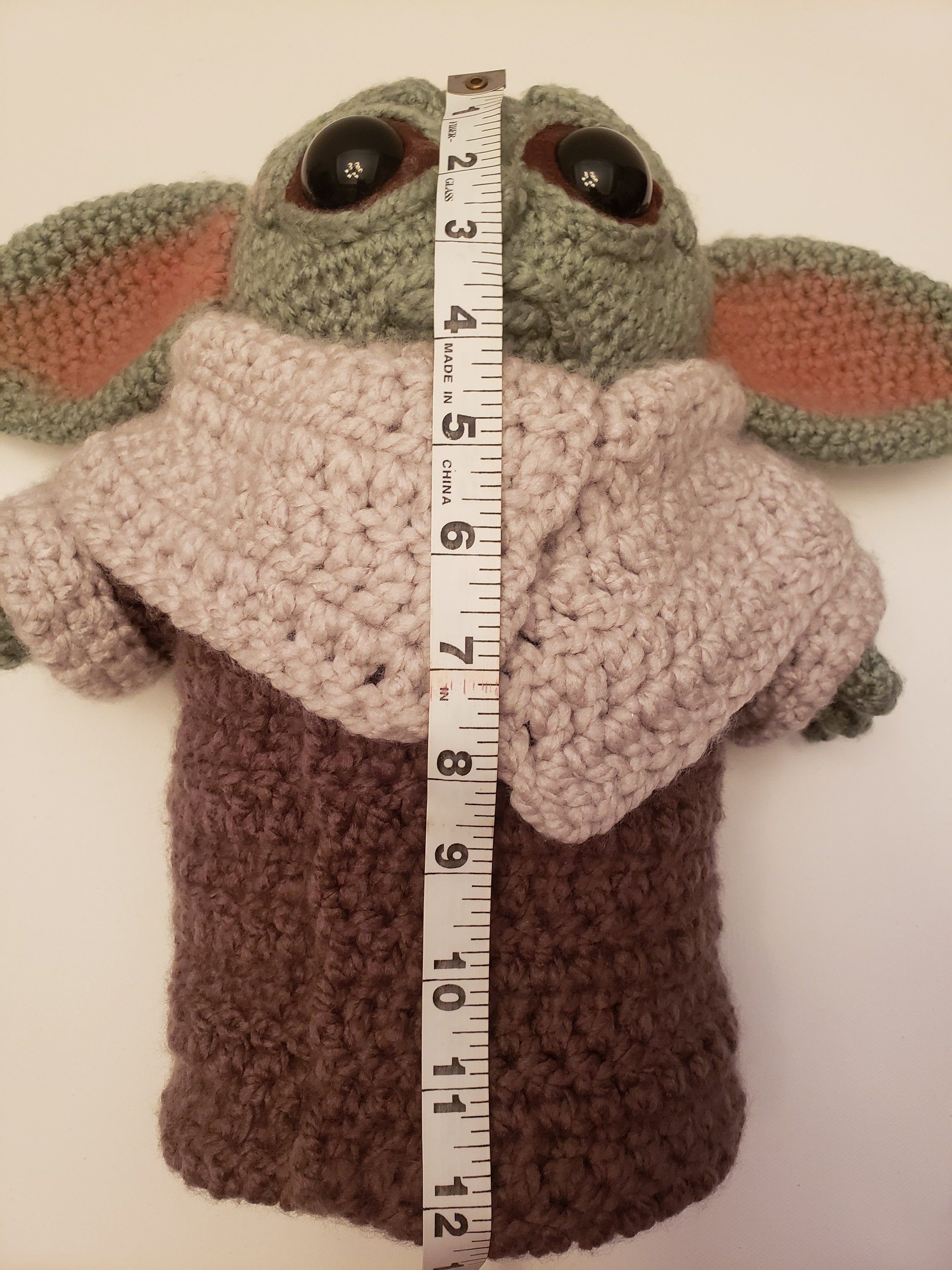 Life Size Crochet Baby Yoda - Etsy