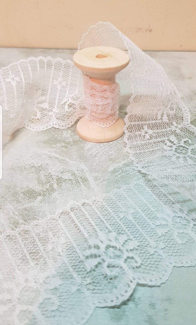 White Fine Embroidered Lace Trim | Etsy