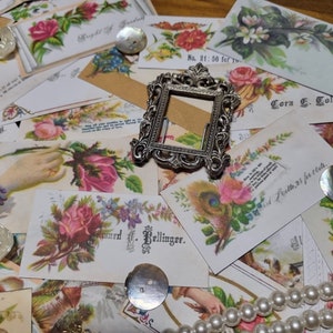 Vintage Calling Card Ephemera Set, Vintage Calling Card Bundle, Vintage ...