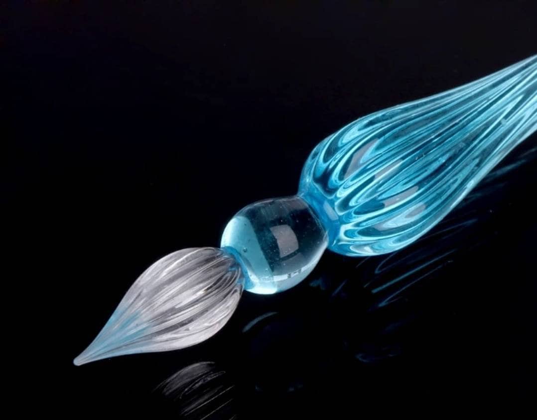 Crystal Glass Dip Pen/ Vintage Dip Pen/ Glass Quill/ Ink - Etsy