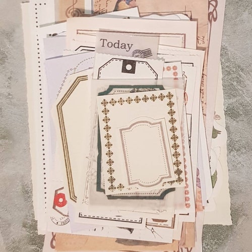 Assorted Memo & Label Pack/ Selection of Memo Papers/ Vintage - Etsy