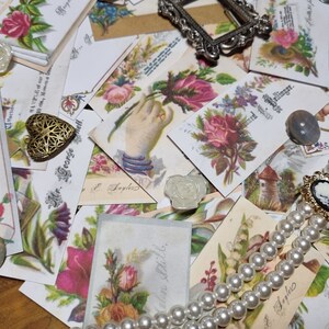 Vintage Calling Card Ephemera Set, Vintage Calling Card Bundle, Vintage ...