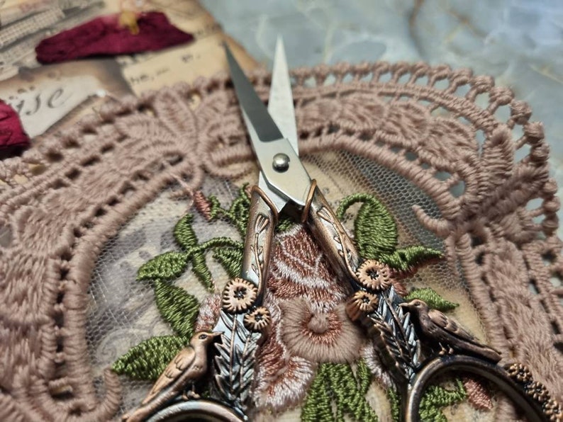 Vintage Scissors / Copper Vintage Style Decorative Scissors / - Etsy