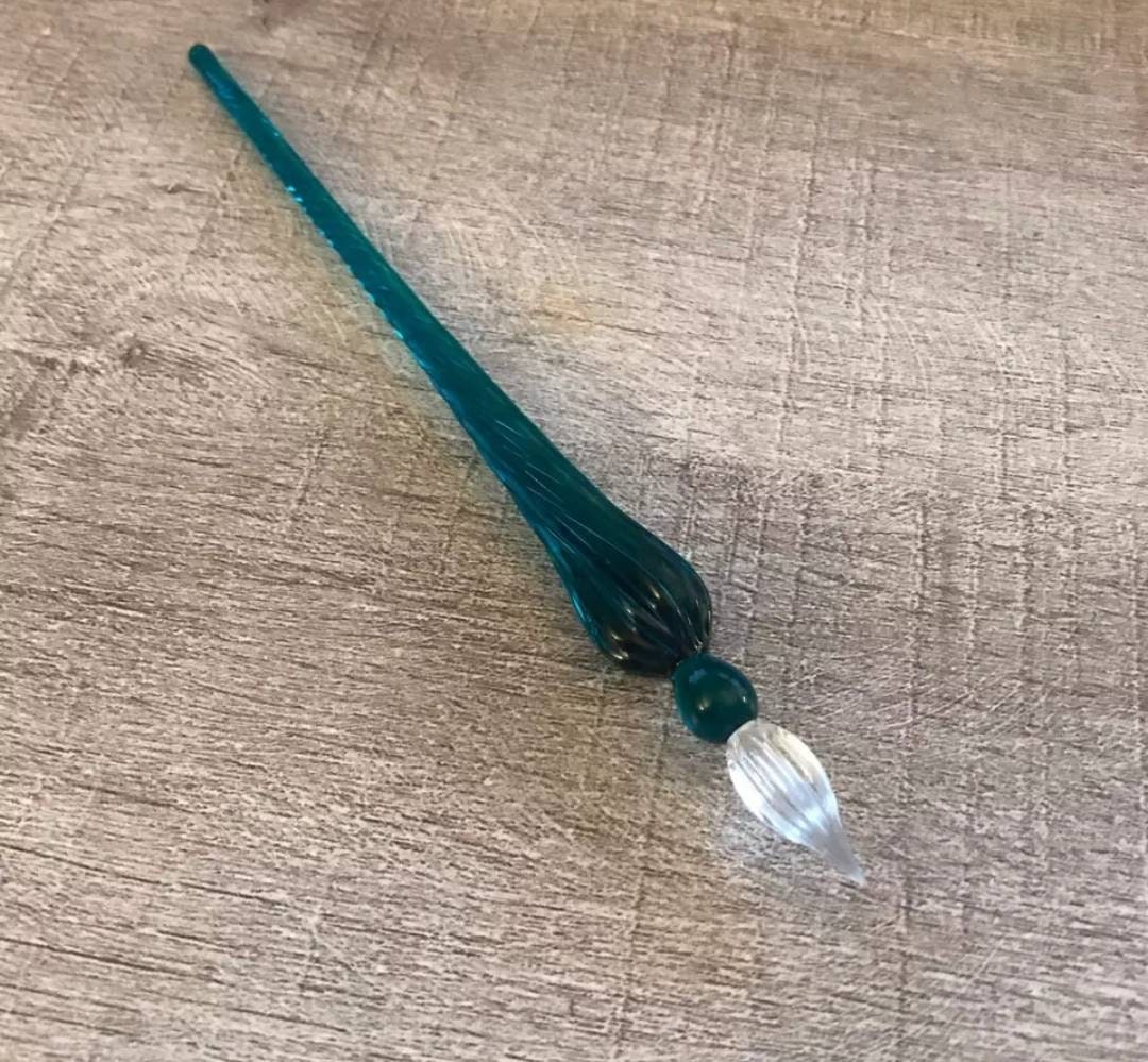 Crystal Glass Dip Pen/ Vintage Dip Pen/ Glass Quill/ Ink - Etsy