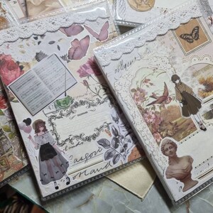 Sticker Folio, Custom Sticker Storage Booklet, Collaged Storage Folio ...