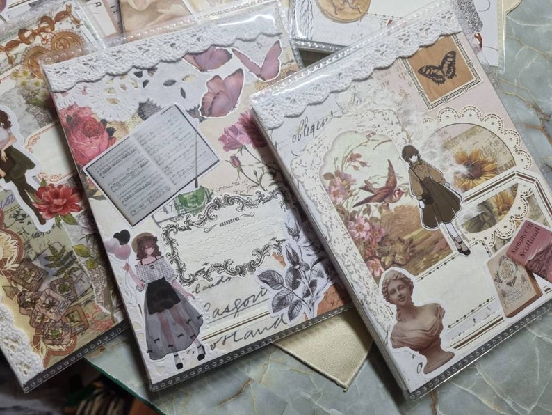 Sticker Folio, Custom Sticker Storage Booklet, Collaged Storage Folio ...