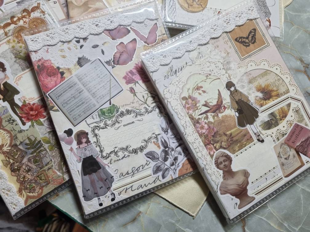 Sticker Folio, Custom Sticker Storage Booklet, Collaged Storage Folio ...