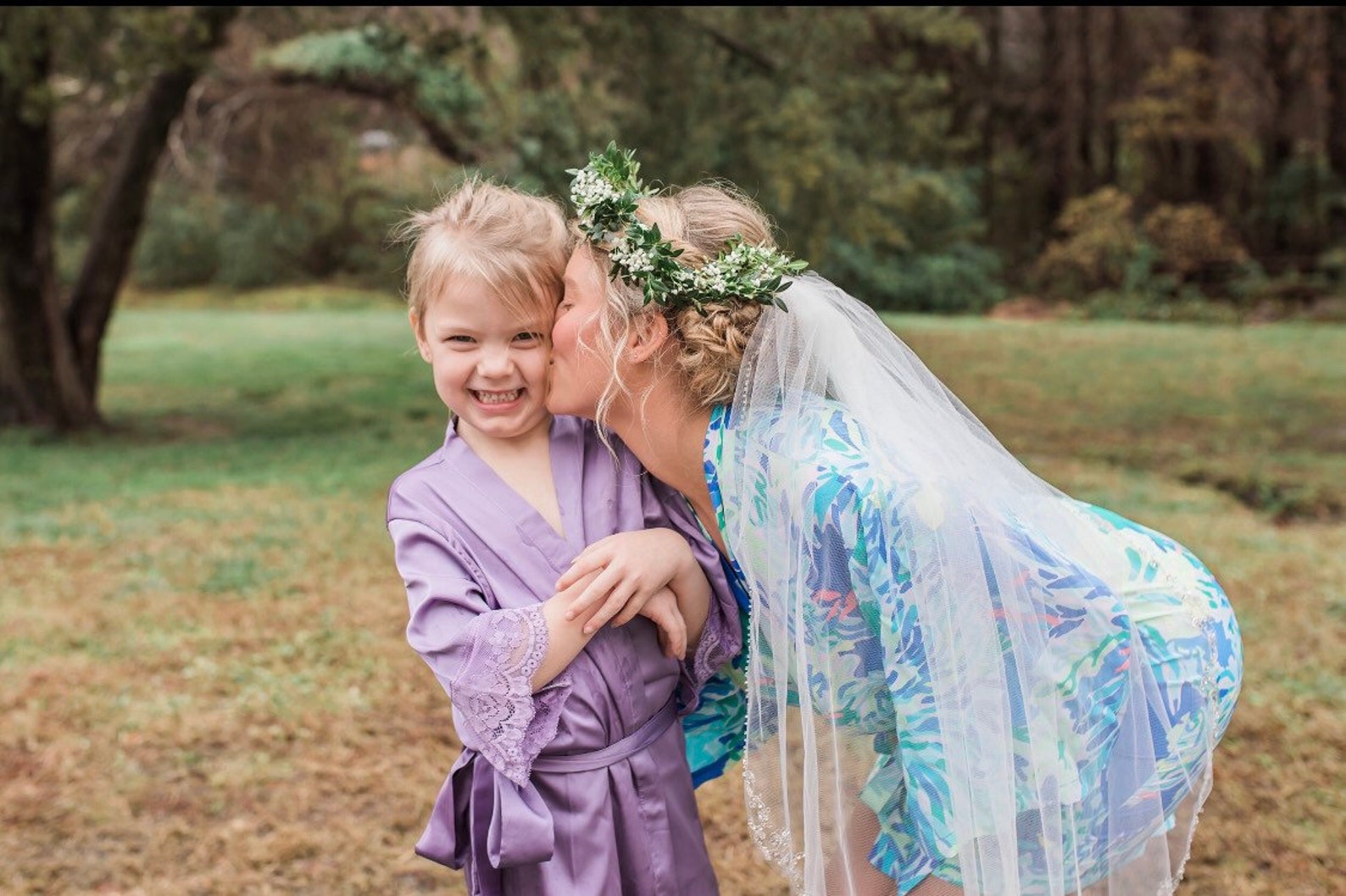 Flower Girl Robe Flower Girl Gift Toddler Robe Petal | Etsy
