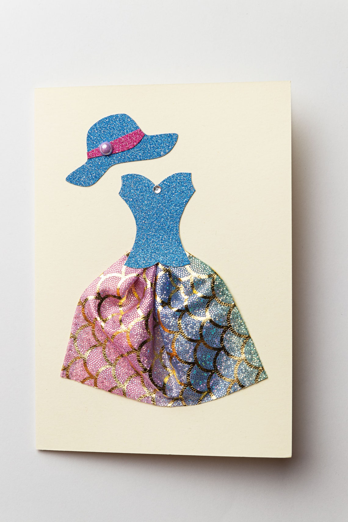 Handmade Greeting Cards, Birthday Cards, Women's Cards, Dress Greeting ...