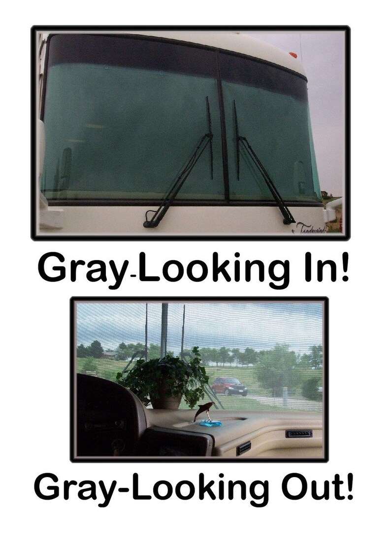 1 RV Visor black Only - Etsy