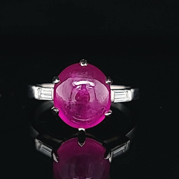 Vintage ruby pink stone - Gem