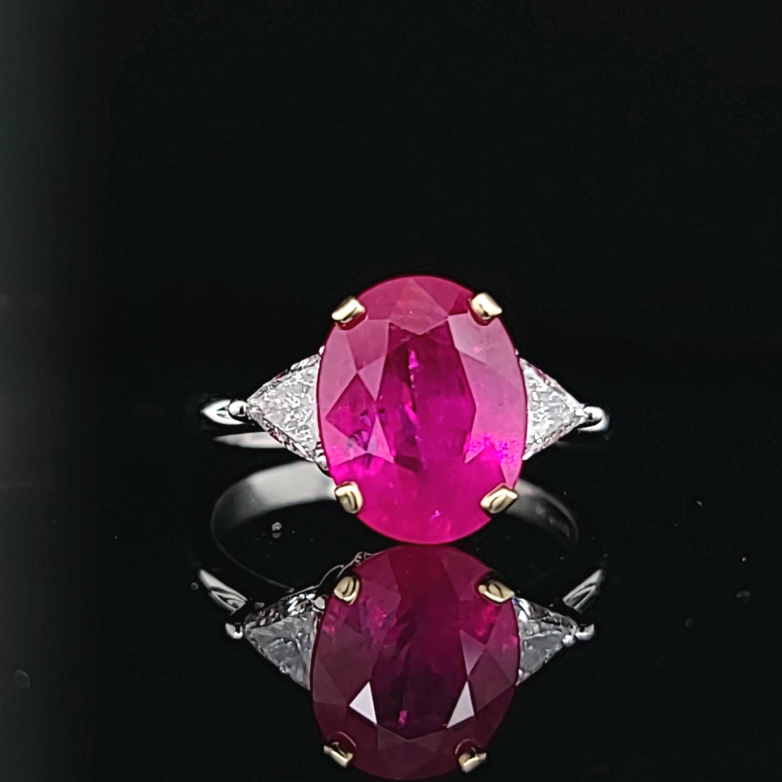 Tiffany & Co Engagement Ring 3.90 Carat Natural Burma Ruby - Etsy