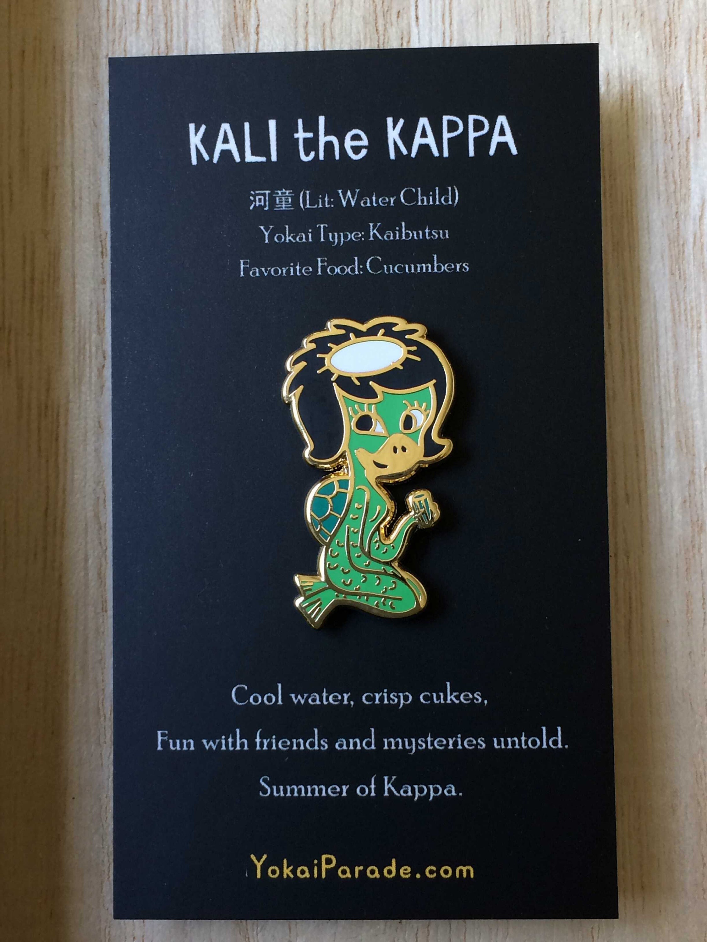 KALI the KAPPA Yokai Enamel Pin - Etsy
